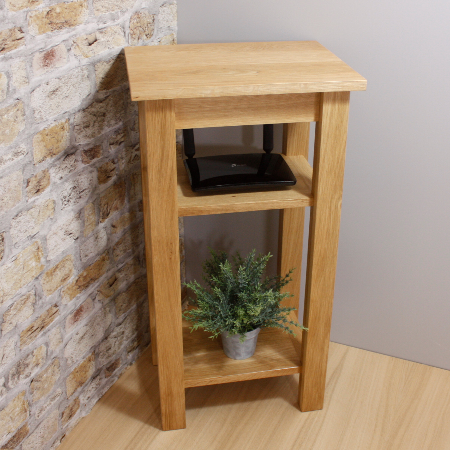Ex Display - Solid Oak Telephone Table - Cassie's Gifts and Designs